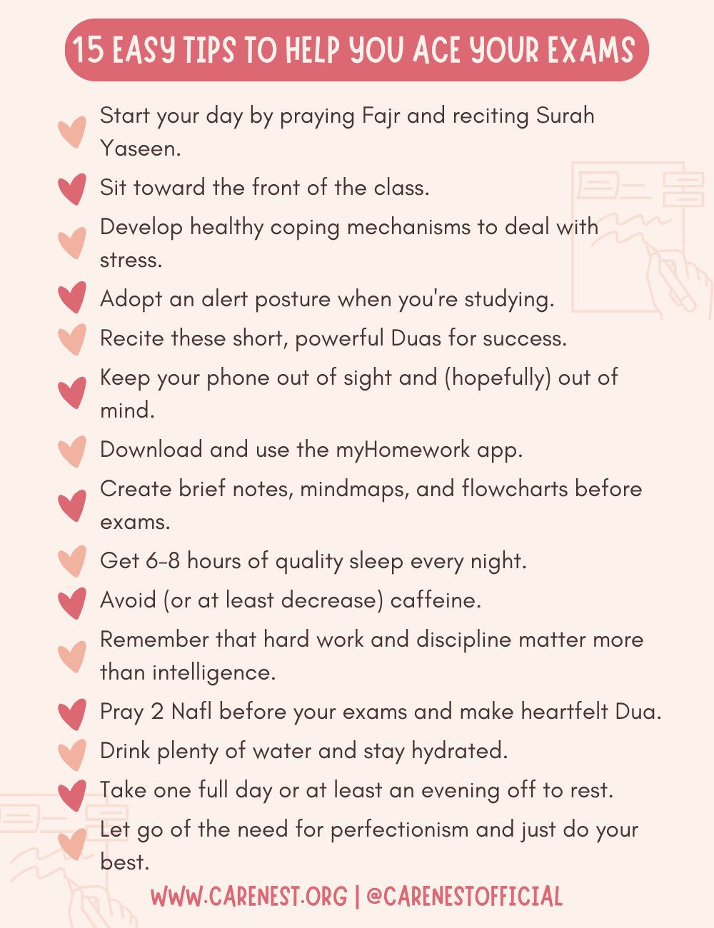 How to Ace Your Exams - 15 Easy Study Tips Based on Islamic Teachings ...