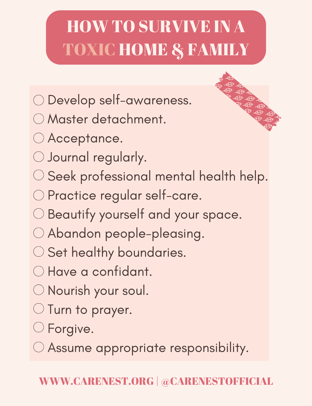 How to Survive in a Toxic Home & Family Environment - Care Nest