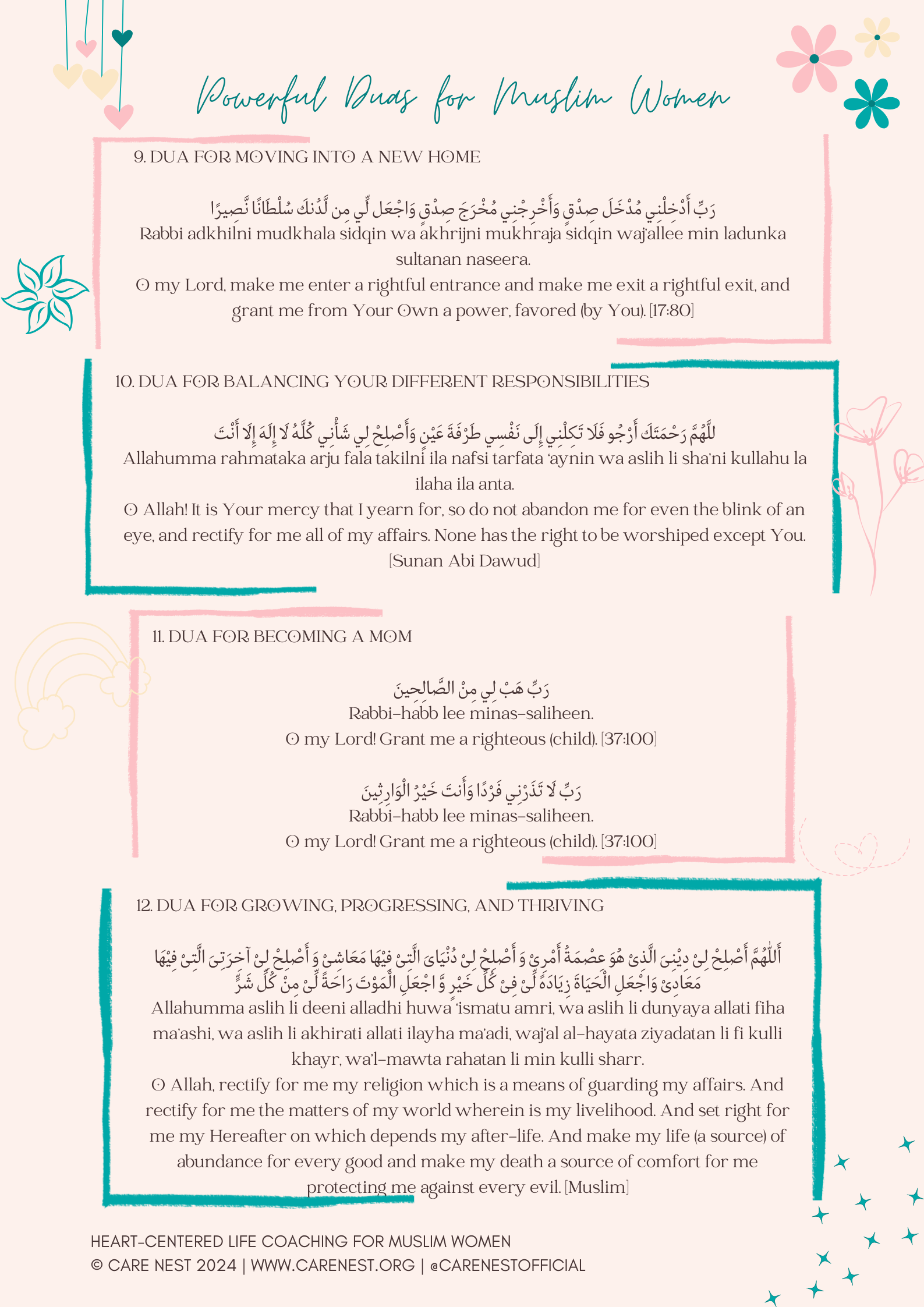 Navigating Life's Seasons: 15 Powerful Duas for Muslim Women (+ FREE ...